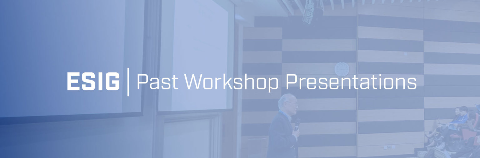 past-workshop-banner - ESIG