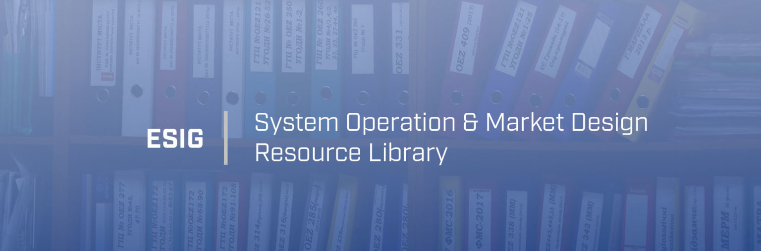 ESIG Resource Library - ESIG