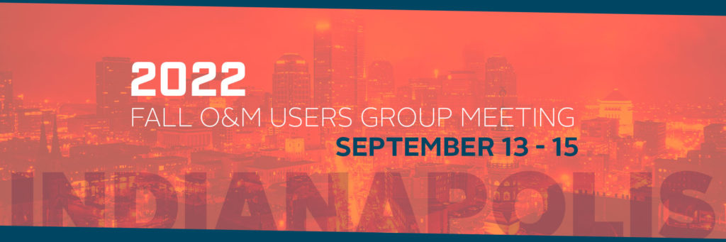 2022 Fall O&M Users Group Meeting - ESIG