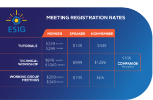 2023 Fall Technical Workshop - ESIG
