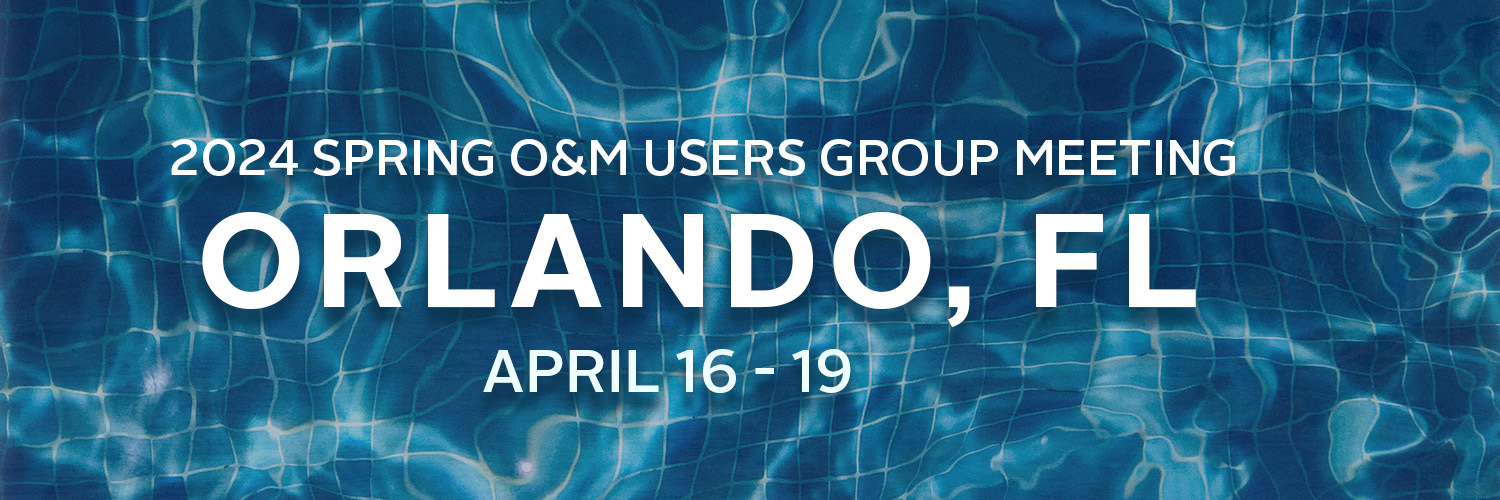 2024 Spring O&M Users Group Meeting - ESIG