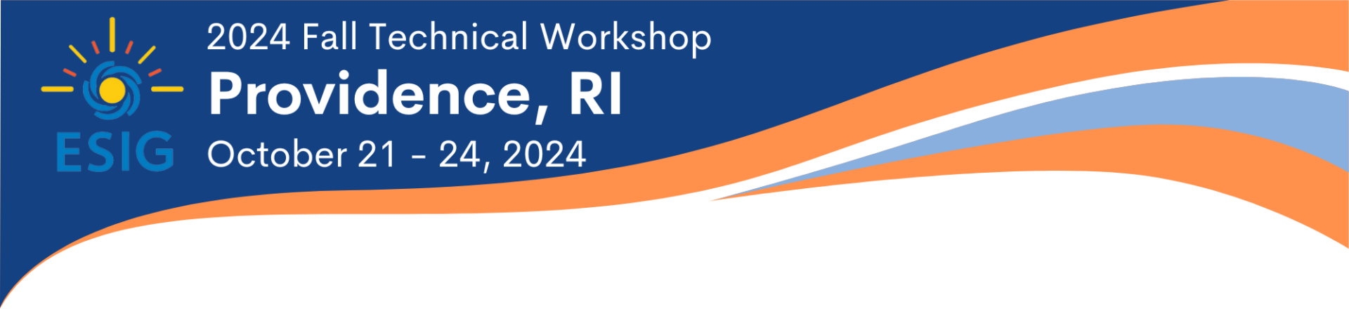 2024 Fall Technical Workshop Agenda - ESIG