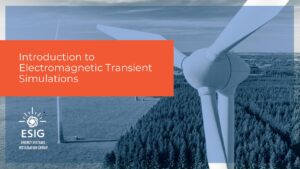 3. Intro to EMT Simulations - ESIG