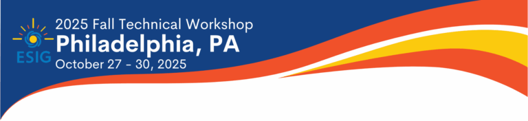 2025 Fall Technical Workshop Agenda - ESIG